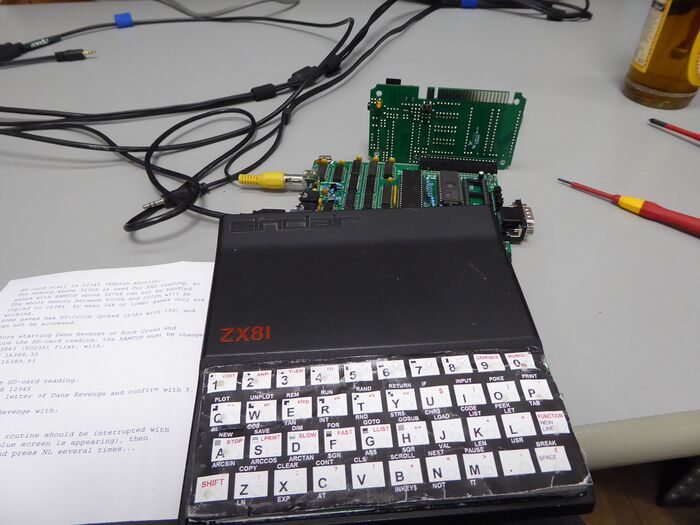 ZX81plus38 simple to build ZX-81 clone - RevSpace