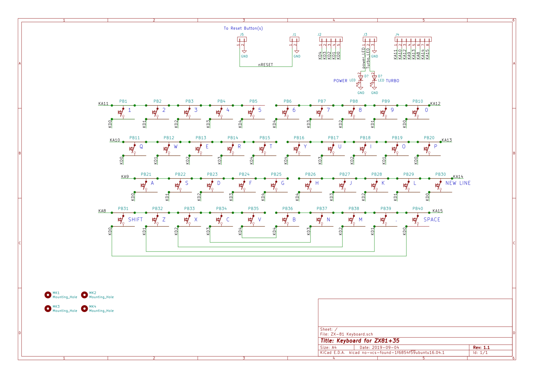 ZX81PLUS34 ZX81 clone - RevSpace
